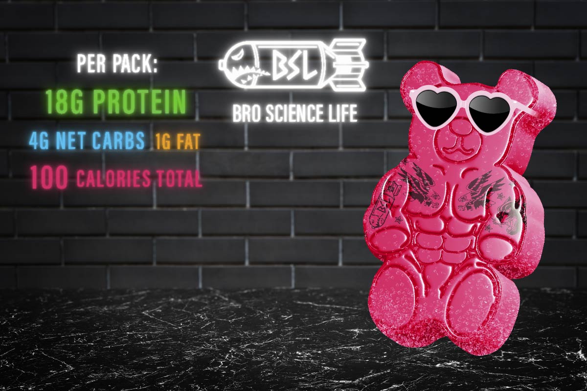 Gym Candy Protein Gummy Bears Gain Gummies